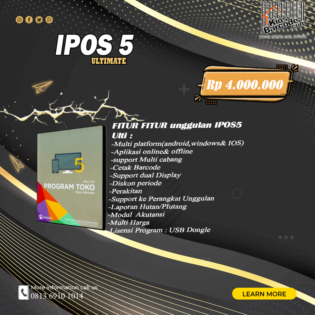 Kelebihan IPOS 5 Ultimate | Dealer Resmi Perangkat Kasir dan Barcode